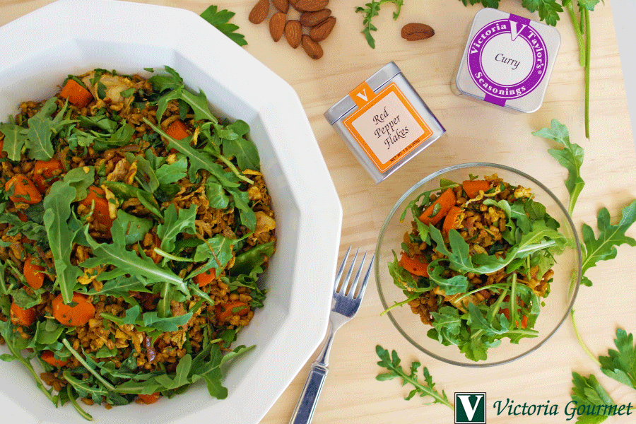 Farro and Chicken Curried Salad – Victoria Gourmet