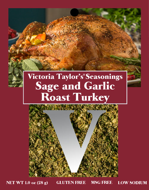 VG Sage and Garlic Roast Turkey Recipe Packet – Victoria Gourmet